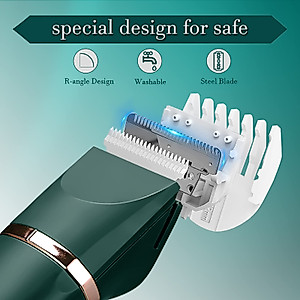 Women's Bikini Trimmer, Senignol 2 in 1 Pubic Hair Trimmer for Women Electric Razors for Women, IPX7 Waterproof Women's Body Trimmer, Valentines Day Gifts