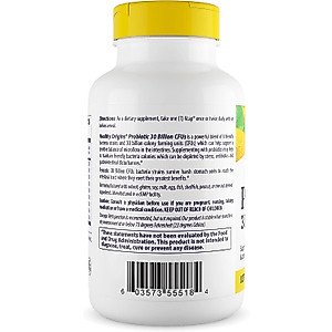 Healthy Origins Probiotic 30 Billion CFUs - Shelf Stable Probiotics for Women and Men - Supports Gut Health - Probiotics for Digestive Health - 150 Veggie Capsules