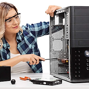 VAPKER 50PCS 6#-32x6 M3.5 PC Computer Case Thumbscrews Thumb Screws Silver Zinc for Hard Drive Computer Case Motherboard Fan Power Graphics