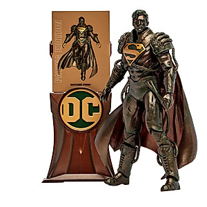 BANDAI McFarlane DC Multiverse Superboy-Prime Patina Edition 7" Action Figure - Ultra Articulated Collectible with Exclusive Patina Paint Armor (Infinite Crisis)