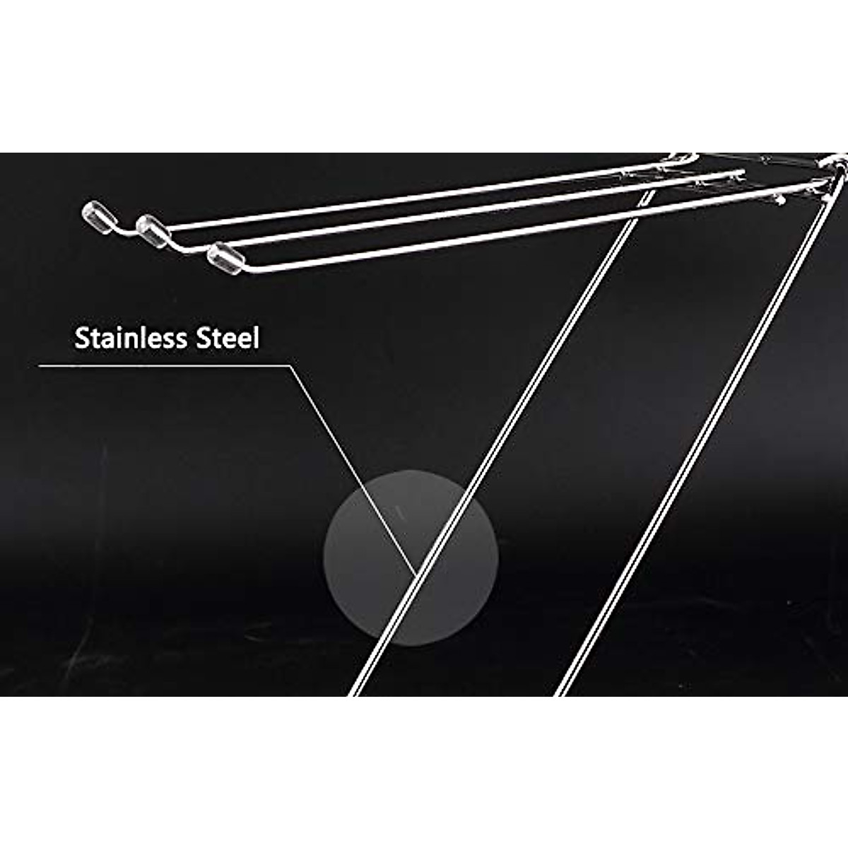 Z Fingertip Guest Towel Holder Free-Standing Bathroom Vanities Countertops, Foldable Stainless Steel Towel Rack to Store and Dry Small Towels