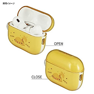 Gourmandise POKE-811A Soft Case Compatible with AirPods Pro (2nd Generation) / AirPods Pro Pikachu