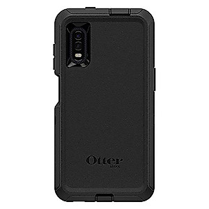OtterBox Galaxy XCover Pro (Non-retail/Ships in Polybag) Defender Series Case - Non-retail/Ships in Polybag - BLACK, rugged & durable, with port protection, includes holster clip kickstand
