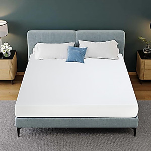 Queen Mattress, 8 Inch Memory Foam Mattress with CertiPUR-US Certified for Cool Sleep & Pressure Relief, Queen Size Mattresses with Washable Cover, Mattress Queen Size, Queen Mattress in a Box