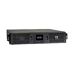 Eaton Tripp Lite Series SmartOnline 2200VA UPS, Pure Sine Wave Double-Conversion, 1800W, 2U Rack/Tower, Extended Run, Network Card Option, LCD, 2 Year Warranty & 250,000 Insurance (SU2200RTXLCD2U)