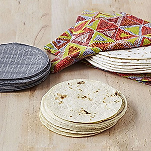 IMUSA USA Cast Iron Tortilla Press 8-Inch, Black