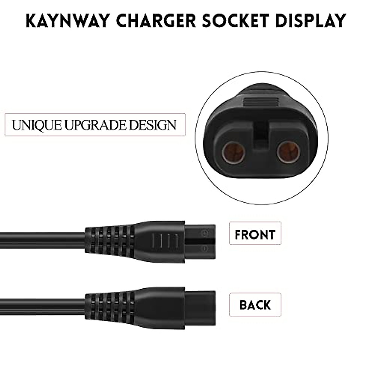 for BabylissPRO Barberology Cordless Clippers Trimmers Charger, Kaynway Professional Replacement 4V Clipper Charger Cord for BabylissPRO Barberology FX Metal Collection Clippers &Outlining Trimmer