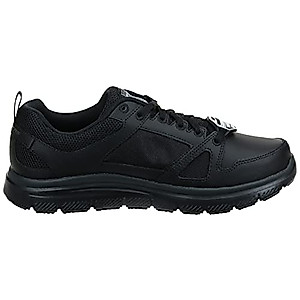 Skechers Men's Flex Advantage Sr Work Shoe, Black, 14 W US