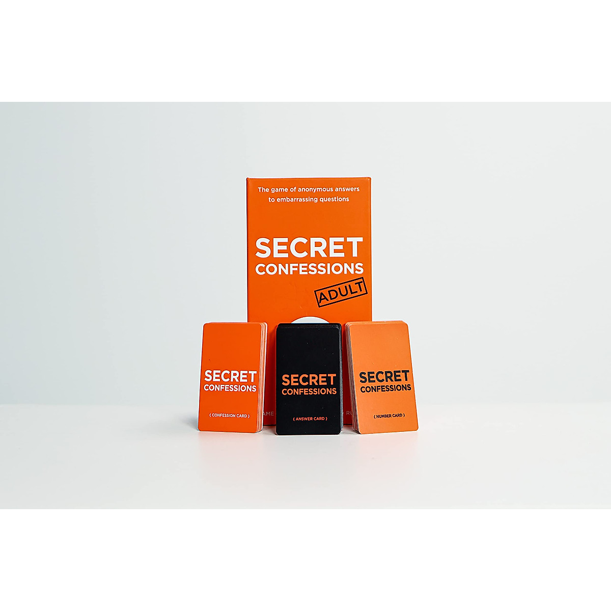 Secret Confessions: Adult Party Game - The Game of Anonymous Answers to Embarrassing Questions, Ideal for Game Night, Adult Games, Card Games for Adults