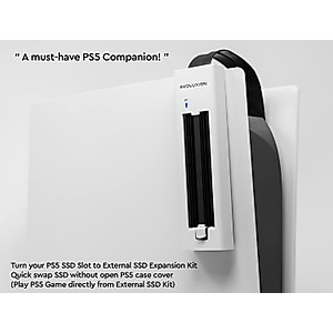 Avolusion PS5 SSD Heatsink with External SSD Expansion Kit for PS5 Game Console (PSX-i1-PS5)