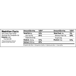 EPIC Protein Bars, Beef Sea Salt Pepper, Keto and Paleo Friendly, 1.3 oz, 12 ct