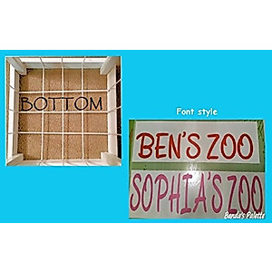 2', 32", 3', 4' Personalized Stuffed Animal Zoo, Wood Animal Holder, Storage, Stuffed Animal Organizer, Kids Gifts, Ball Storage, Birthday Gift, Stuffed Animal Storage, Zoo Keeper