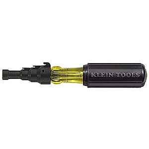 Klein Tools 85191 Screwdriver / Conduit Reamer, Made in USA, Conduit Fitting and Reaming Screwdriver for 1/2-Inch, 3/4-Inch, and 1-Inch Thin-Wall Conduit