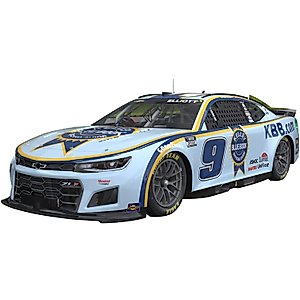 Salvinos J R Model 1/24 NASCAR 2022 Camaro ZL1 · 9 Hendrix Motor Sport Chase Elliott Kelly Blue Book Plastic Model SJMHMC2022CEK