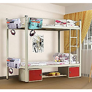 Bunk Bed Under Bedside Caddy Cup Holder for End Table,Desk,Recliner Chairs Arm Rest,Office Mounted,Baby Crib Basket Hanging Hanger Bag Storage Containers for Cell Phone,TV Remote Control,Book,Tablet