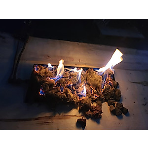 High Temperature Resistance Glowing Embers 7 oz Bag for Gas Logs-