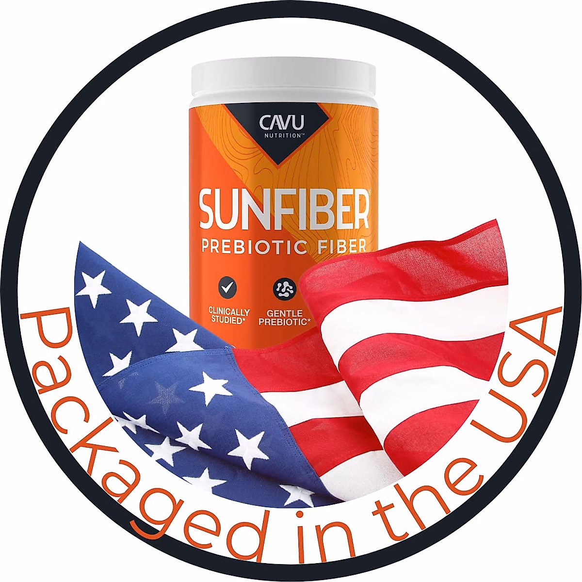 CAVU NUTRITION Gentle Prebiotic Fiber Supplement | Promotes Comfortable Digestion & Regularity* | Intestinal & Colon Health* (30 Servings)