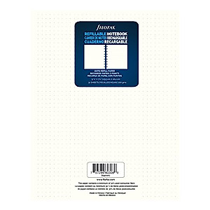 Filofax Notebooks Executive Dotted Journal Refill, Movable, 9.25 X 7.25, 32 Cream Sheets Fits Refillable Executive Journals (B192016U)