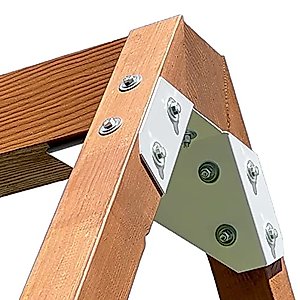 ECLIPSE SWING Set Bracket - Any Size Lumber - Righteously Solid - ONE Bracket (Wonderful White)