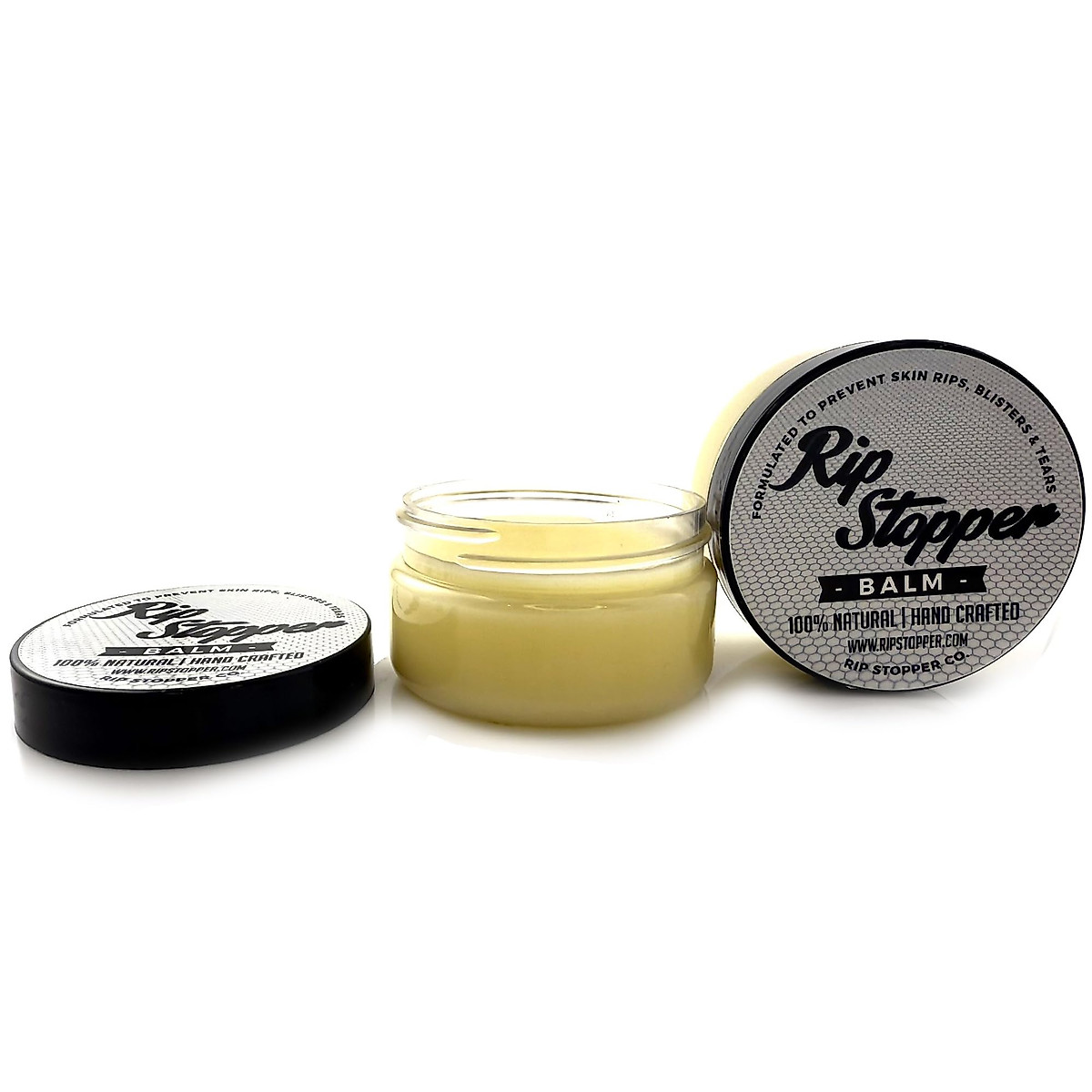 Rip Stopper Balm for Gymnastics 2oz | Athlete Hand Care Helps Repair Skin Rips, Tears and Prevent Blisters | 100% Natural | Promote Healing Damaged, Dry or Cracked Hand & Finger Skin