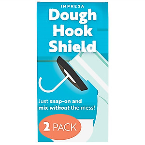 IMPRESA [2 Pack]Dough Mixer Shield for KitchenAid Mixer Accessories to Keep Your Machine Clean - Time & Energy Saving Bread Mixer Attachment - Shield Attachment for KitchenAid Dough Hook