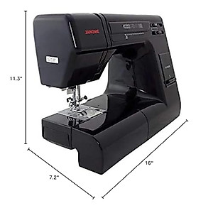 Janome HD 3000 BE Black Edition with Exclusive Bonus Bundle