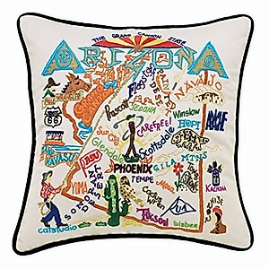 Catstudio Arizona Embroidered Decorative Throw Pillow