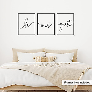 Goldie Days Be Our Guest Set of 3 Wall Decor Guest Room Prints