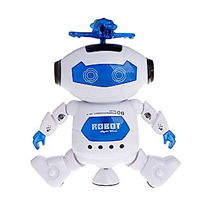 Fmingdou Electronic Walking Dancing Robot Toys with Music Lightening for Kids