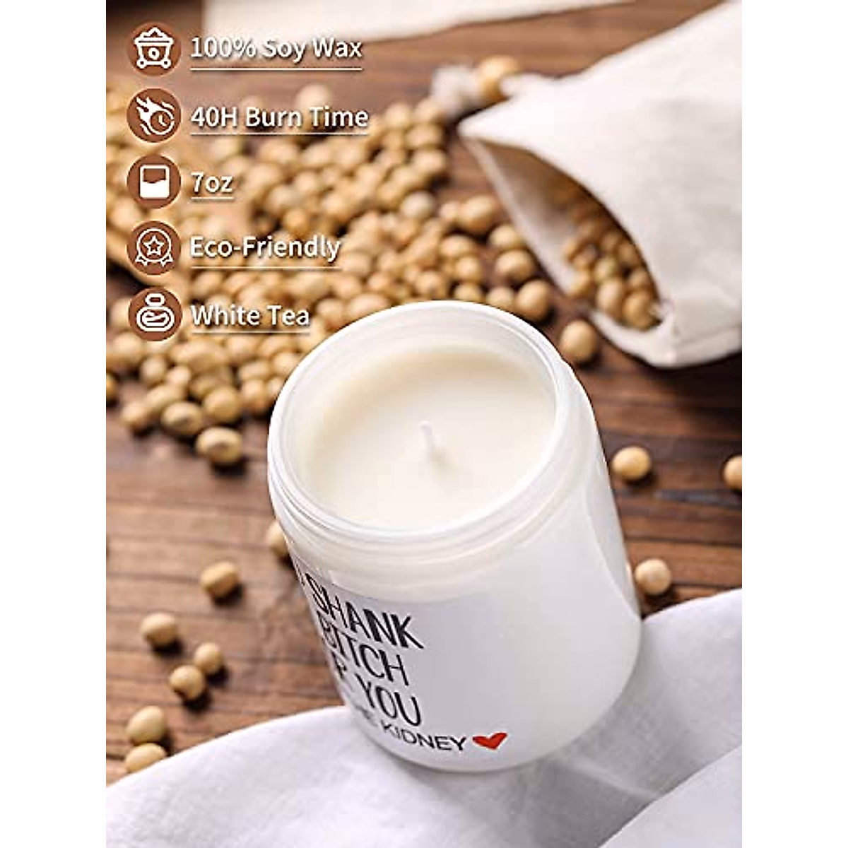 Best Friend Birthday Gifts for Women Friendship Gifts Scented Candle, Funny Ideas for Her, Friends Female, BFF, Bestie, Sister