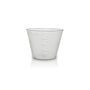 Eight30east - 200ct, 1oz, Flexible Graduated Measuring Medicine Cups, Non-Sterile, Semi-Clear, Easy Read
