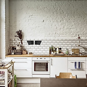 Hemoton 2 Pair Black Wall Pot Lid Holder Wall Door Mounted Pan Lid Cover Hanger Rack Multifunctional Kitchen Utensil Cutting Board Organizer for Home Kitchen