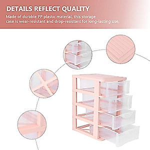 Alipis Mini Fridge 2pcs Dresser Shelf Duty Shoes Storing Stackable Makeup Layers, Four- Office~ Kids Craft with Sewing Multilayer Office Holder Clo Crafts, Small Cube Accessories Shoe Organizer