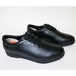 DINKLES Women's Glide Marching Band Shoes (Wide Width) (8.5, Black)