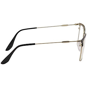 Prada PR 55VV Men's Eyeglasses Matte Pale Gold/Black 55