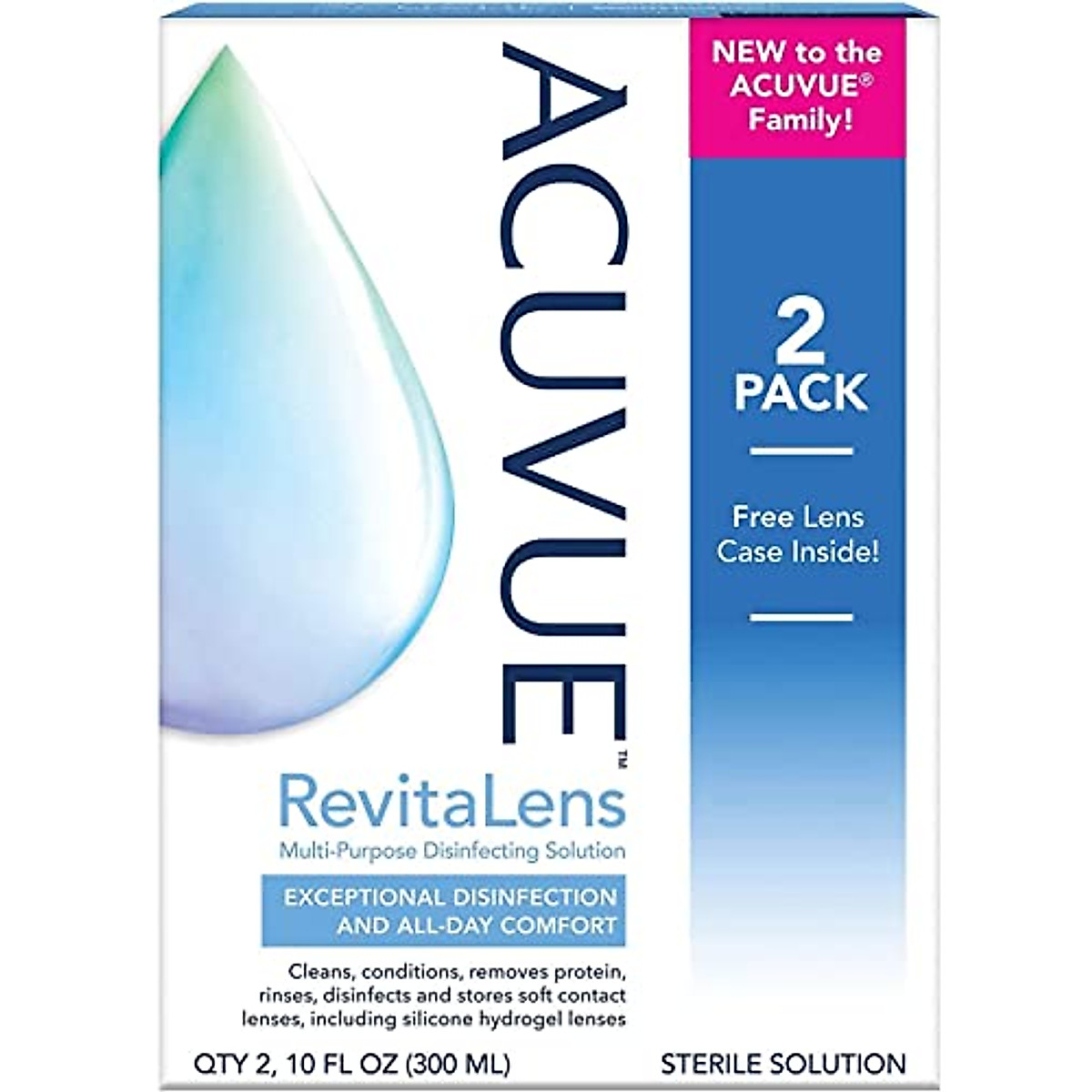 ACUVUE RevitaLens Multi-Purpose Disinfecting Solution 2 oz (2 Count)