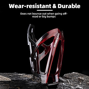 ROCKBROS Bike Water Bottle Holder Ultra-Light Bicycle Bottle Cages with Screws Tool, Universal Bike Cup Holder Rack for Road MTB Bikes