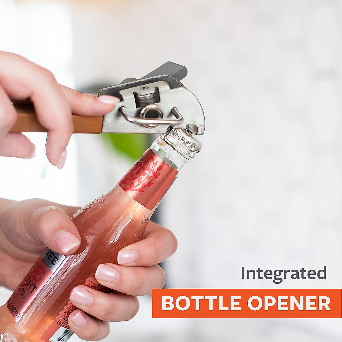 Full Circle Smooth Operator, Smooth-Edge Stainless Steel Can Opener: Safe, Easy, and Eco-Friendly