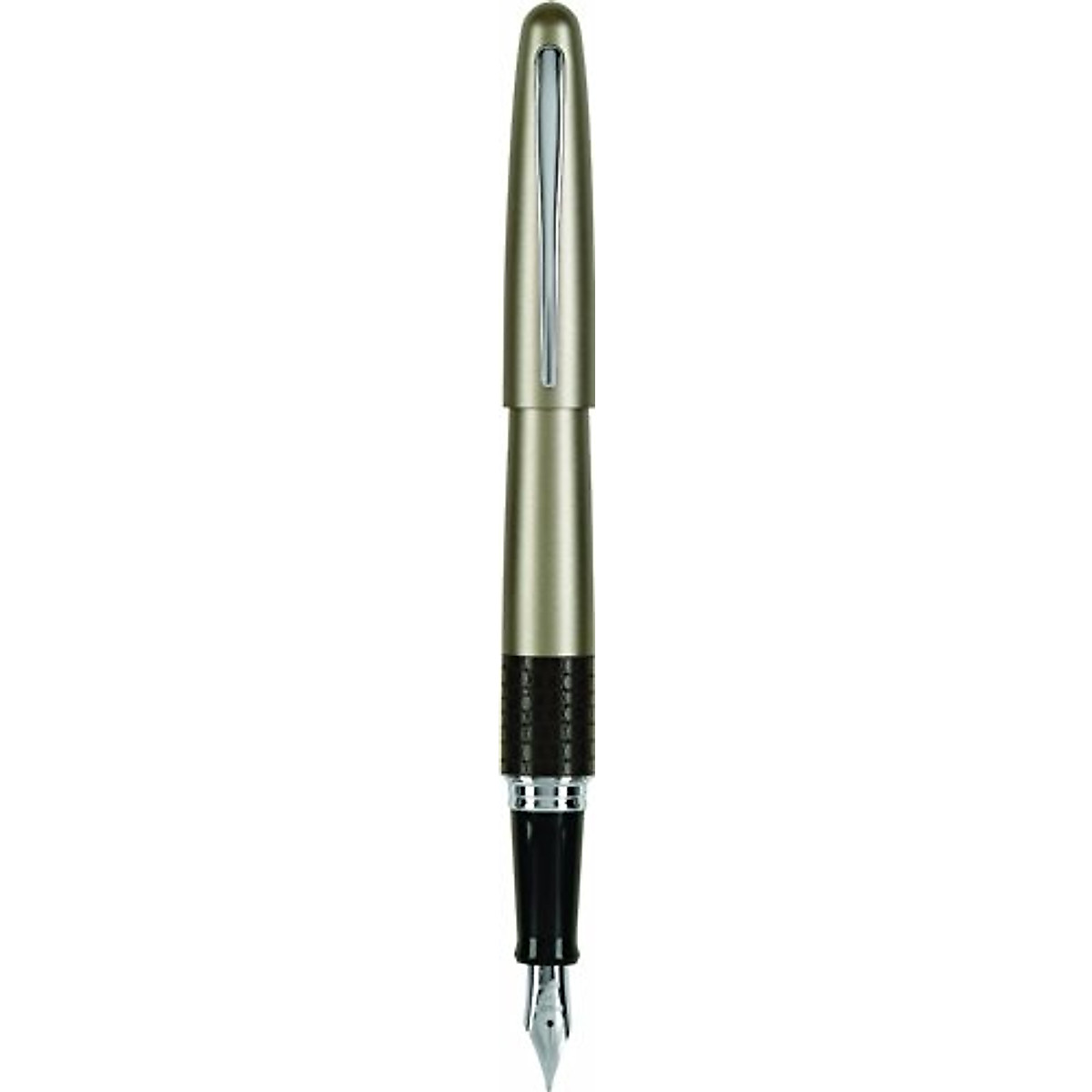 PILOT MR Animal Collection Fountain Pen in Gift Box, Matte Gold Barrel with Lizard Accent, Fine Point Stainless Steel Nib, Refillable Black Ink (91139)