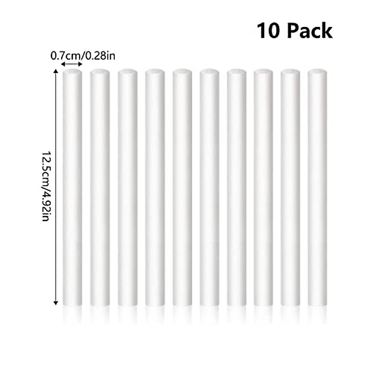 Portable Mini USB Humidifier with 10 Cotton Filter Stick Replacement for Plants Car Baby Bedroom Office Home