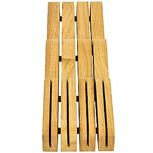 WÜSTHOF 7-Slot In Drawer Knife Storage, Natural Wood