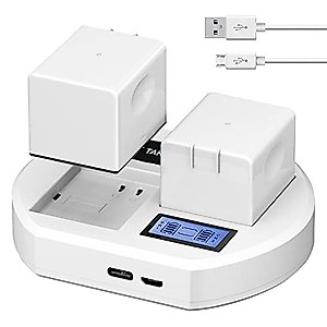 Arlo Pro Battery TAKEN 2-Pack 2440mAh Arlo Batteries with LCD Dual Arlo Battery Charger Camera Rechargeable Battery for Arlo Pro and Pro 2（NOT Compatible with Arlo Ultra 2, Arlo Pro 3）