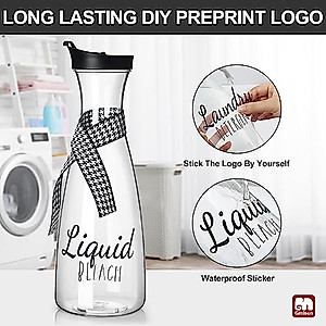 GMISUN 3 Pack 56oz Laundry Detergent Dispenser for Laundry Room Decor, Laundry Soap Dispenser for Laundry Organization and Storage, Liquid Laundry Detergent for Fabric Softener, Bleach, Powder, Beads