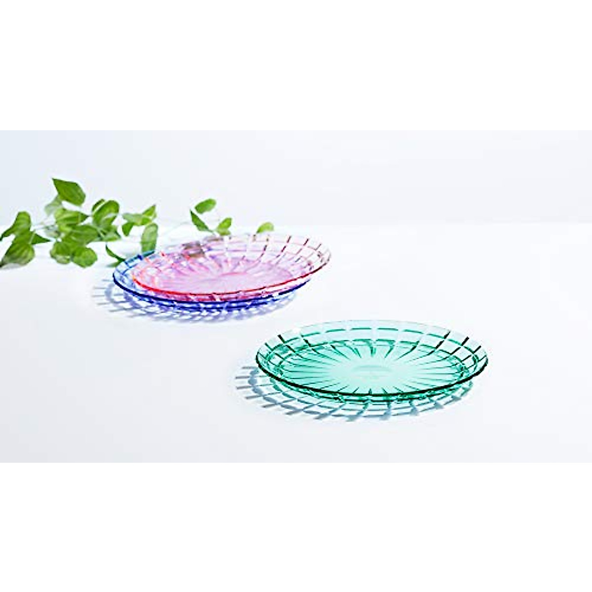 SCANDINOVIA - Unbreakable Premium Tableware - Set of 6 - Tritan Plastic - Perfect for Gifts - BPA Free - Dishwasher Safe - Stackable (7 3/4" Plates)