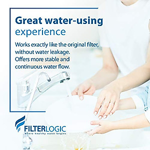 Filterlogic FXHSC 10" x 4.5" Whole House Pleated Sediment Filter, Replacement for GE FXHSC, Culligan R50-BBSA, Pentek R50-BB, DuPont WFHDC3001, American Plumber W50PEHD, GXWH40L, Pack of 2