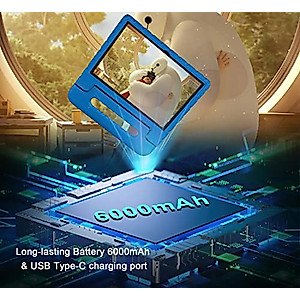 NOBKLEN Kids Tablet 10 Inch, Android 13, 4GB+64GB, 8-Core CPU, WiFi 6, 12H Battery Life, Parental Control, 1280 * 800 HD Display, Dual