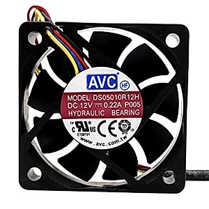 for DS05010R12H 12V 0.22A 50MM Fan - 5010 5CM 4-Wire Cooling Fan