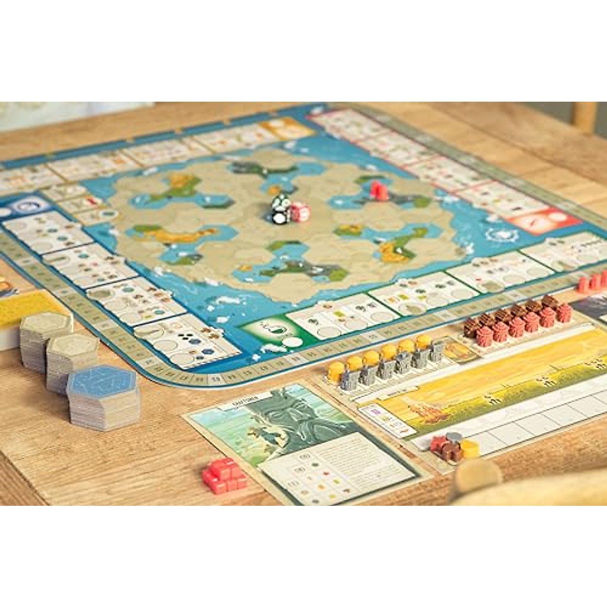 Stonemaier Games: Tapestry (Base Game) | A Civilization Building Board Game | Lead a Unique Civilization to Greatness Through Cultural and Technological Advances | 1-5 Players, 120 Minutes, Ages 14+