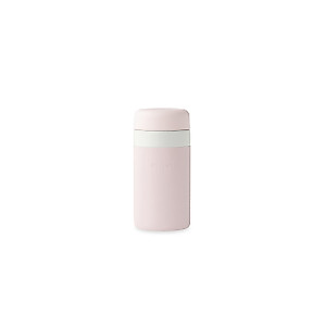 W&P Porter Insulated Bottle 12 oz | Clean Taste Ceramic Coating for Water, Coffee, & Tea | Wide Mouth Vacuum Insulated | Dishwasher Safe, Blush