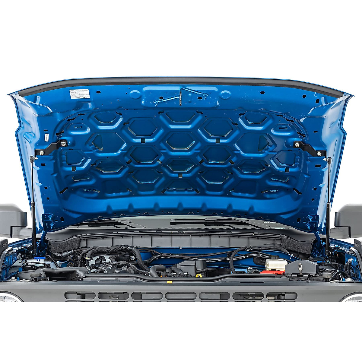 Rough Country Hydraulic Hood Assist for 2021-2022 Ford Bronco 4WD - 51060 Black